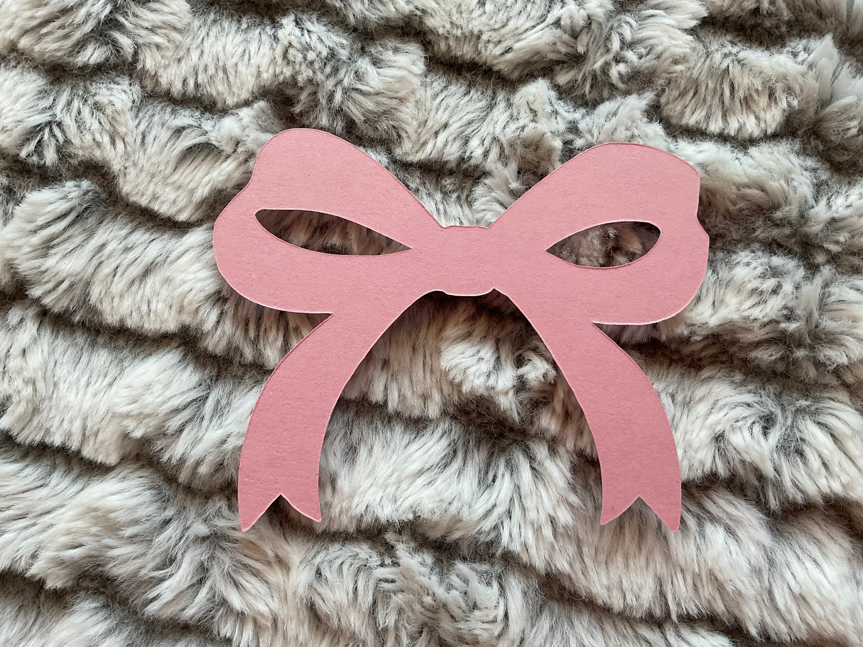 Die Cut Bows Set of 24 Pieces // Bow Stock Cut Out Available in ...