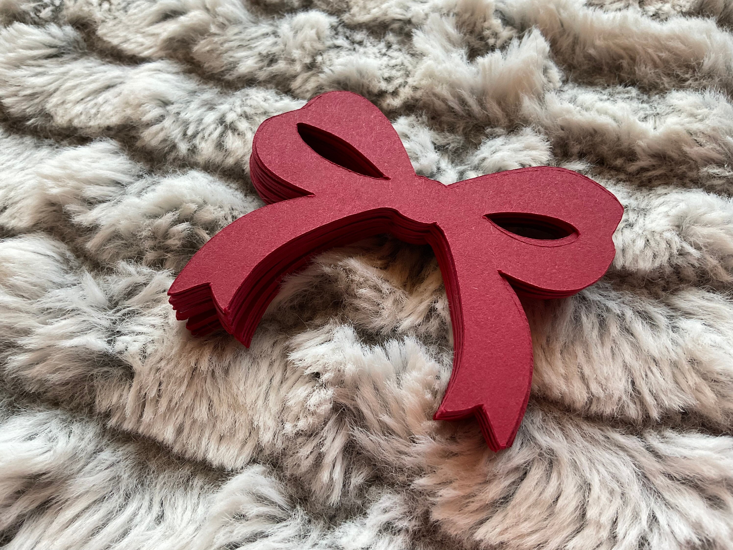 Die Cut Bows Set of 24 Pieces // Bow Stock Cut Out Available in ...