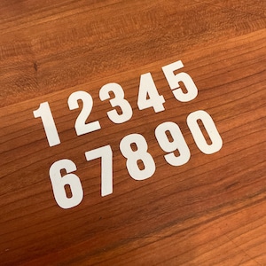 Number Paper Cut Outs Set of 100 Bulletin Board Die Cuts on Card Stock ...