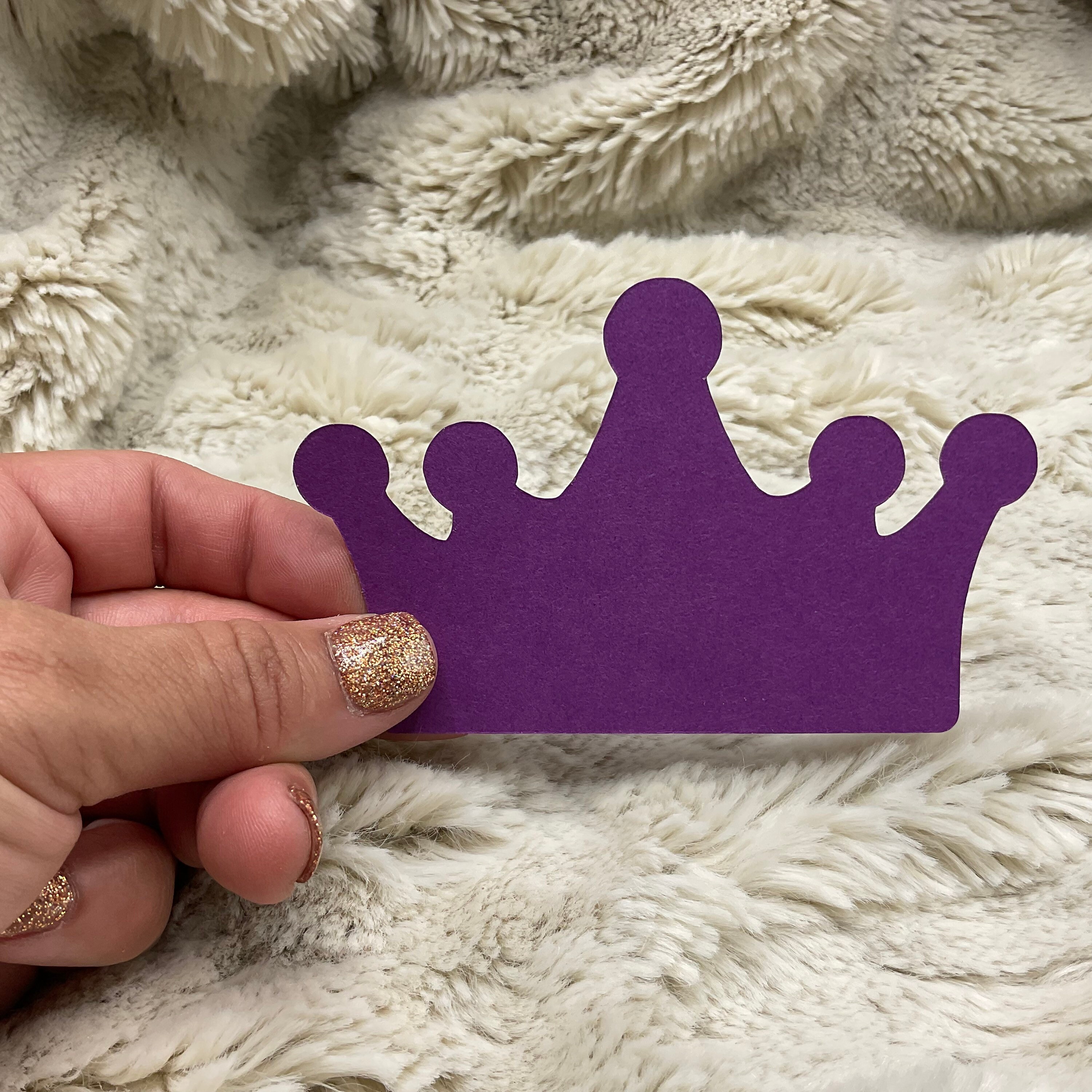 Die Cut Crown Paper Cut Outs Set of 24, Multiple Sizes and Colors - Etsy