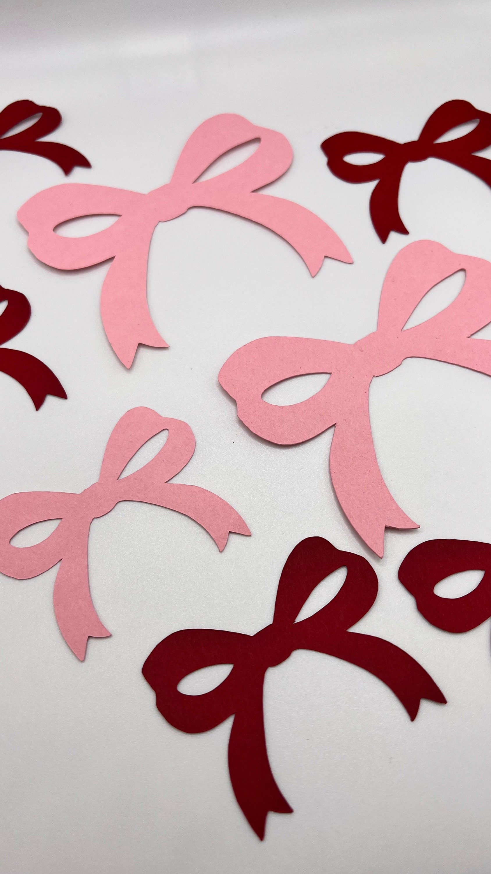 Die Cut Bows Set of 24 Pieces // Bow Stock Cut Out Available in ...