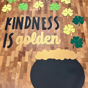 St. Patricks Day Bulletin Board Kit Ready to Hang Paper Die Cuts - Etsy