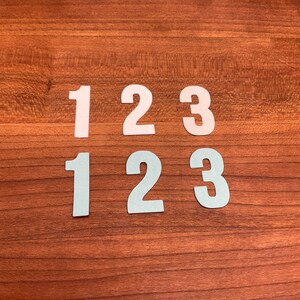 Number Paper Cut Outs Set of 100 Bulletin Board Die Cuts on Card Stock ...