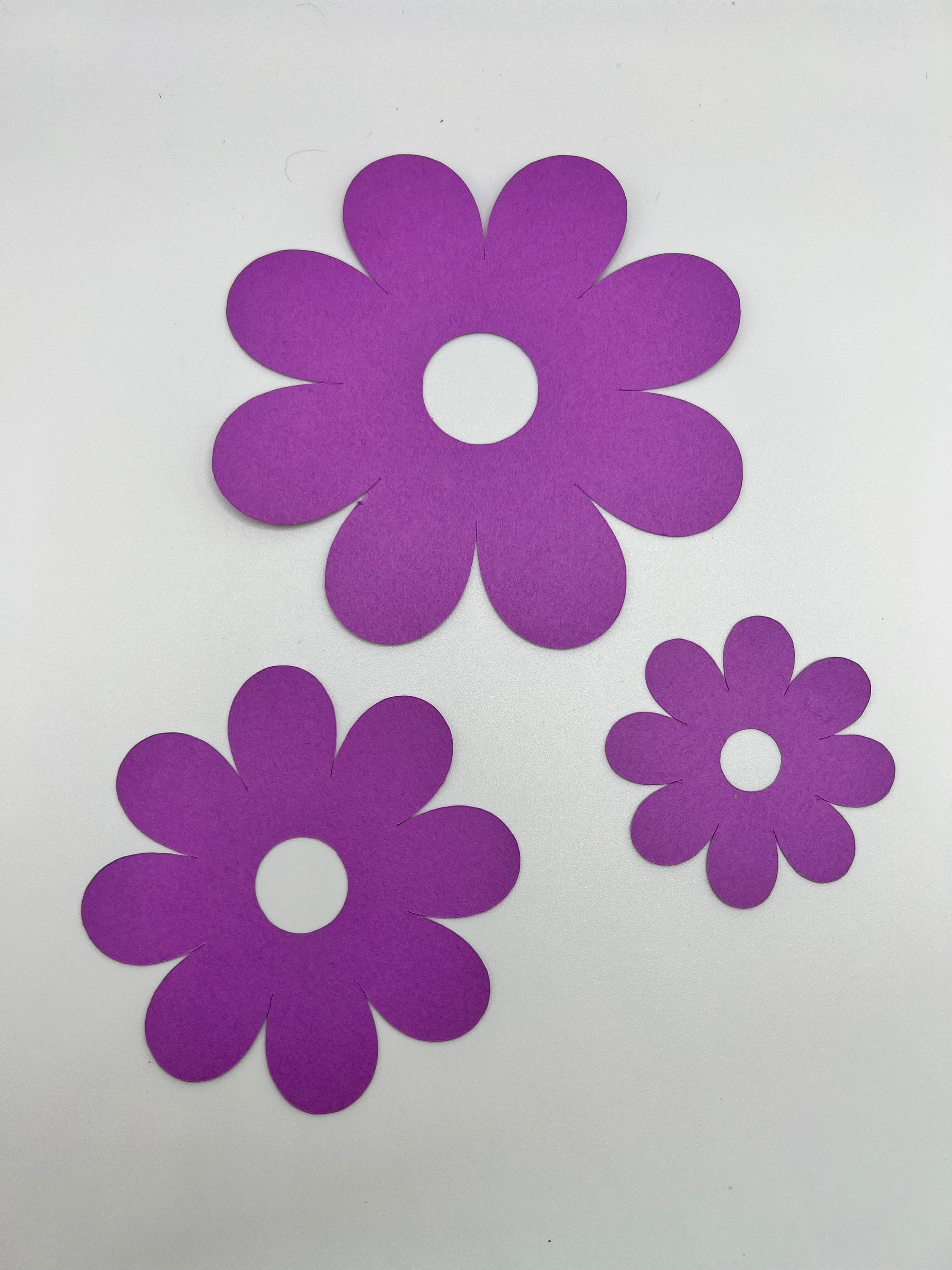 Die Cut Flowers Set of 20 Pieces Paper Cut Out Available in Multiple ...