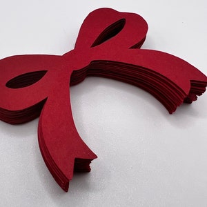 Die Cut Bows Set of 24 Pieces // Bow Stock Cut Out Available in ...
