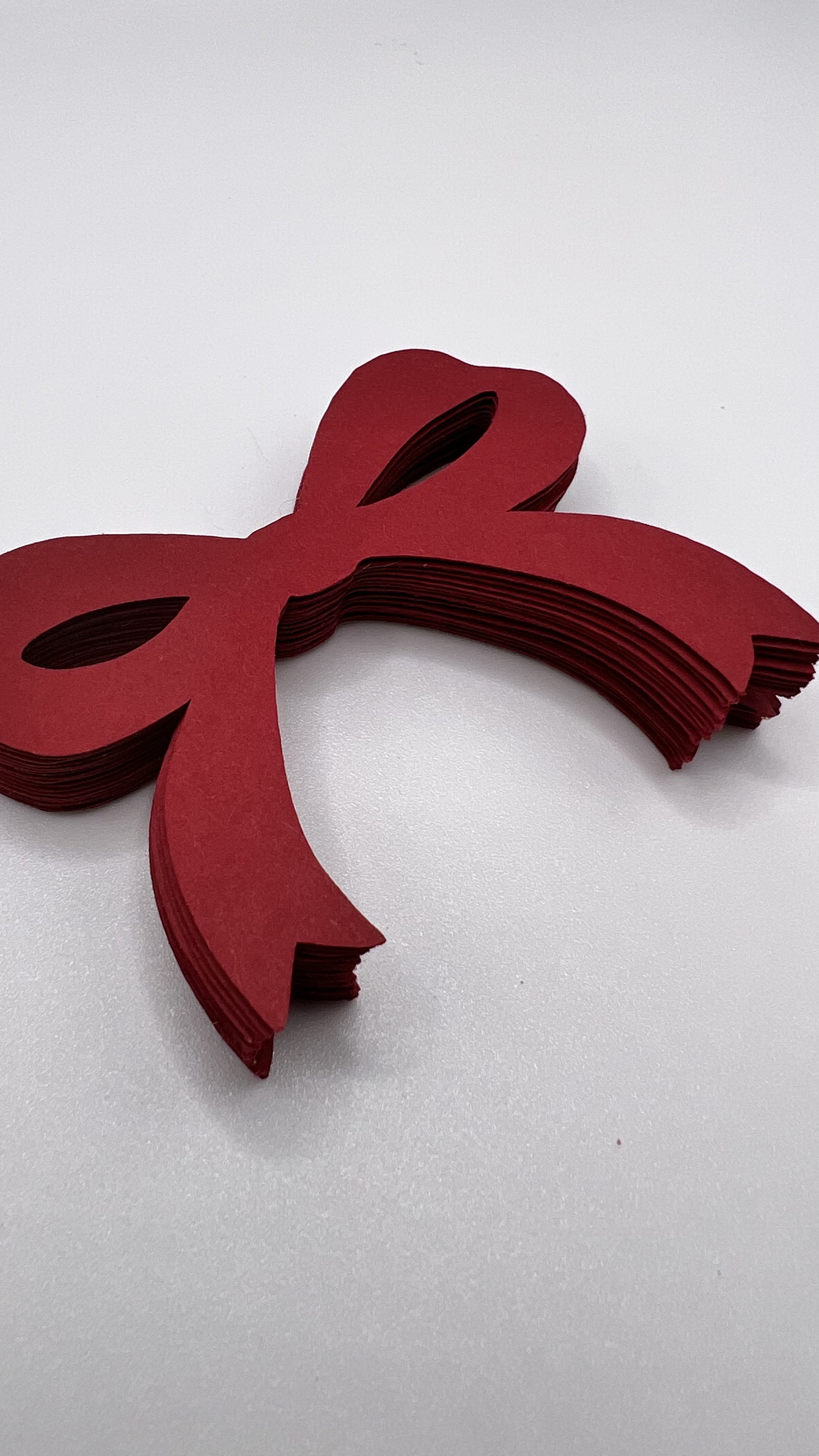 Die Cut Bows Set of 24 Pieces // Bow Stock Cut Out Available in ...