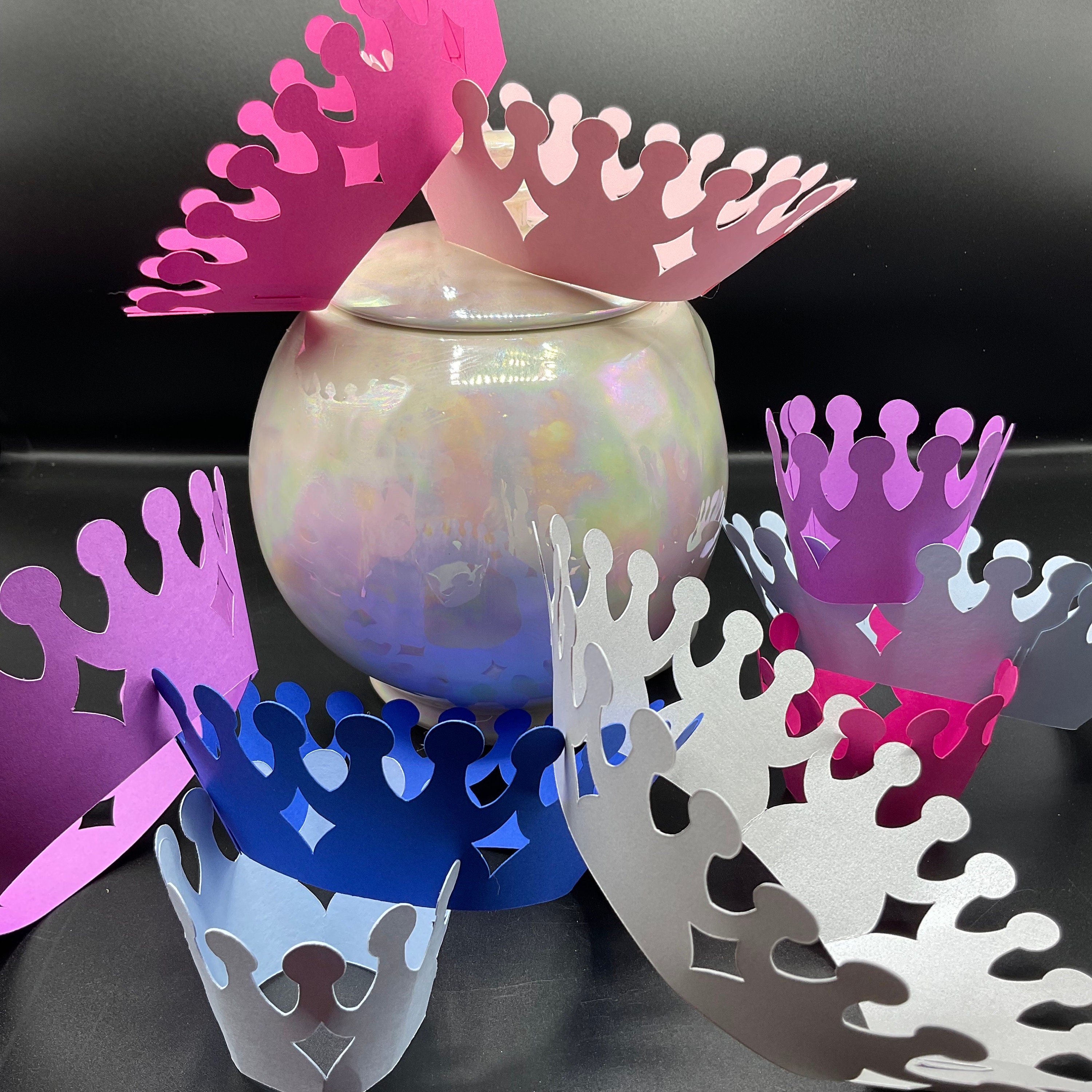 Die Cut Paper Princess Crowns Set of 12 Strips, Makes 6 Large Crowns - Etsy