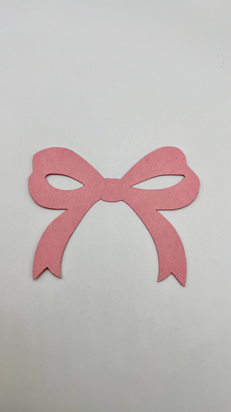Die Cut Bows Set of 24 Pieces // Bow Stock Cut Out Available in ...