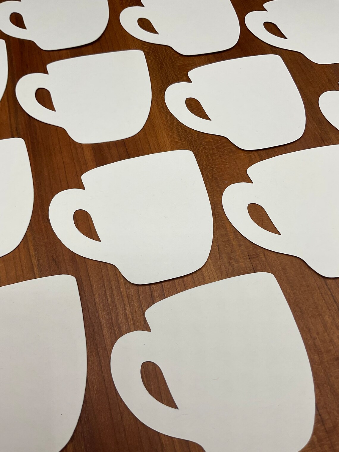 Coffee Mug Paper Cut Outs Set of 24 Bulletin Board Die Cuts on - Etsy