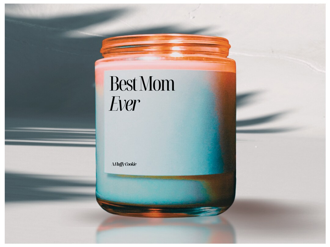 Best Mom Ever Gift, Surprise Mom With a Beautiful Handmade Candle Gift ...