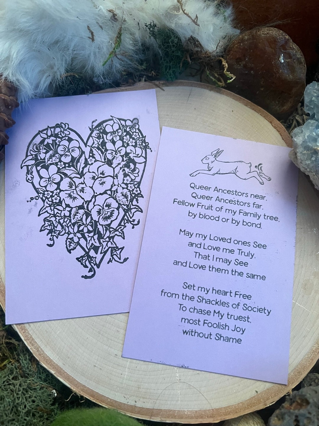 Queer Ancestor Prayer/altar Card - Etsy
