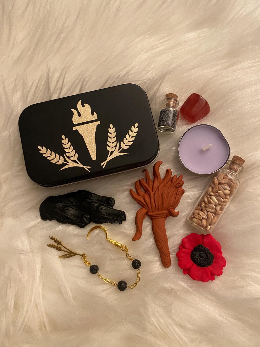 Demeter Travel Altar/altar Starter Kit - Etsy