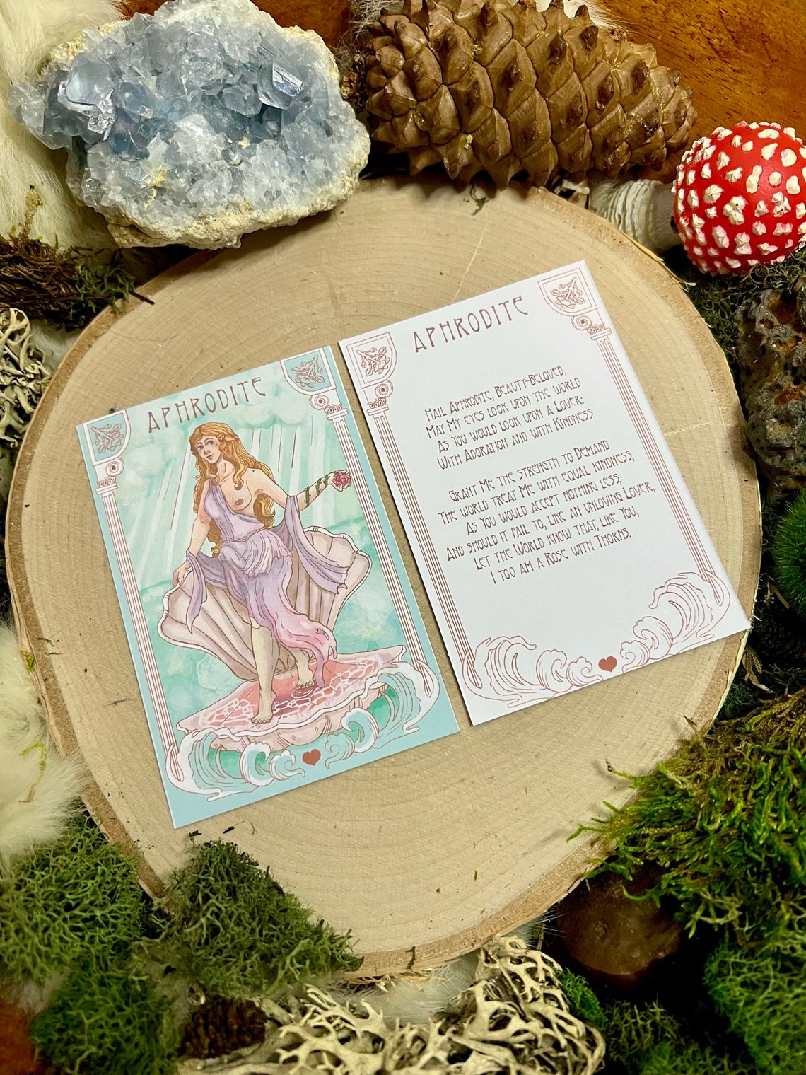 Aphrodite Travel Altar/starter Kit - Aphrodite’s Trove - Etsy