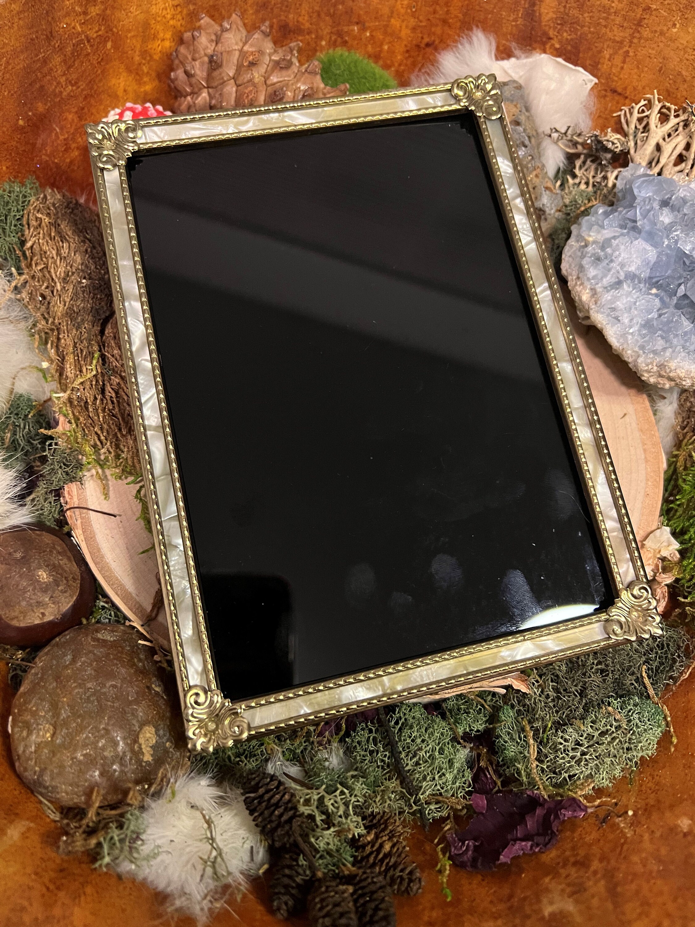 Siren's Shield Scrying Mirror - Etsy