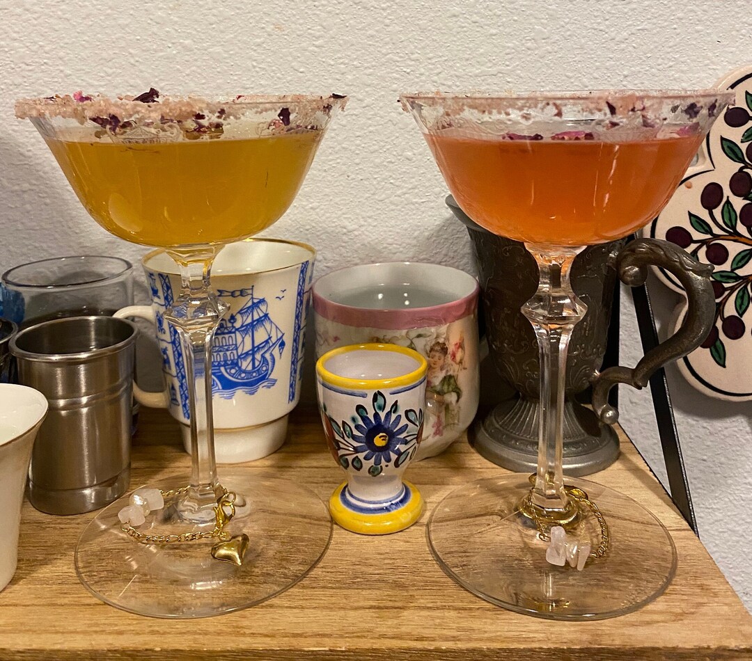 Eros Self-love Potion Kit Antique Crystal Chalice Cocktail/mocktail ...