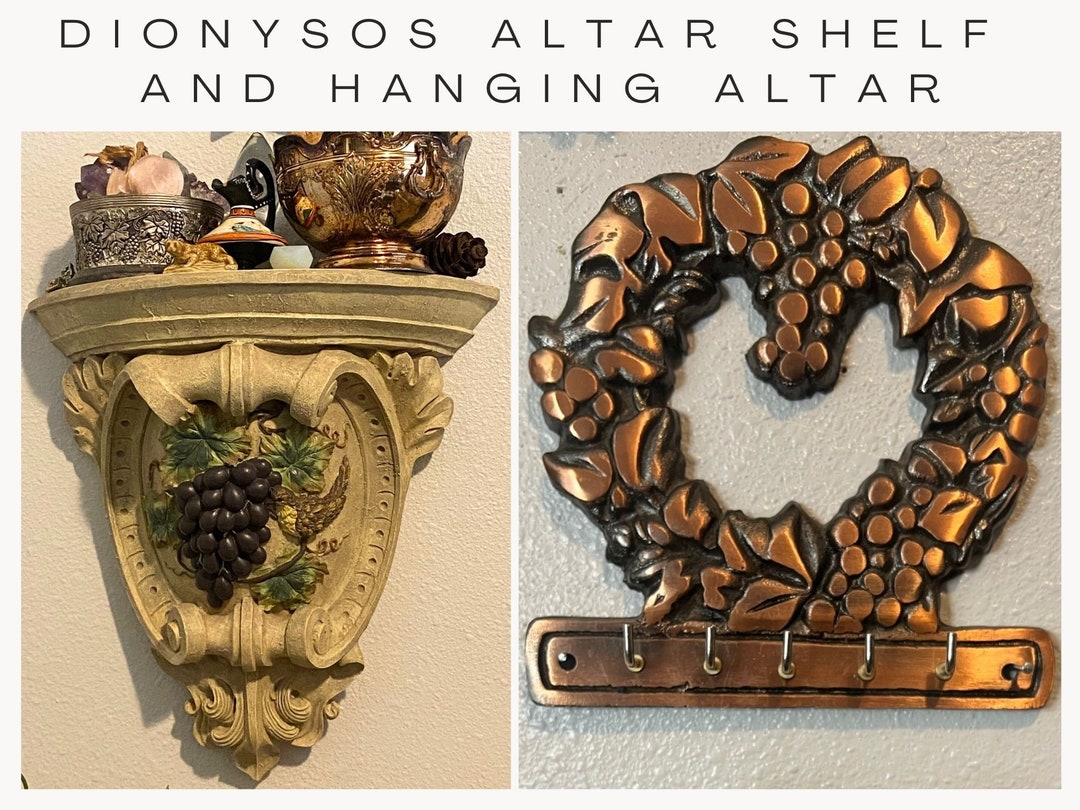 Dionysus Altar Shelf/hanging Altar - Etsy