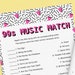 90s Music Match Game Printable Match the Music From the 1990s Theme ...