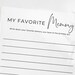 Minimalist Birthday Game Printable My Favorite Memory of the Birthday ...