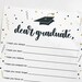 Dear Graduate Card Printable Graduation Wishes and Advice for the ...