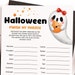 Halloween Finish My Phrase Game Printable Ghost Halloween Party ...