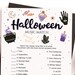 Halloween Music Match up Game Printable Match the Song to Its Artist ...