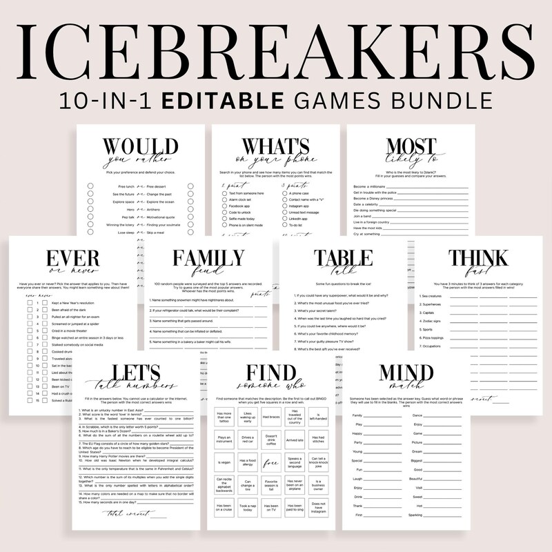 Ice Breakers - Etsy