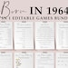 Editable Birthday Games for Her Ever or Never Game Printable Rose Gold ...