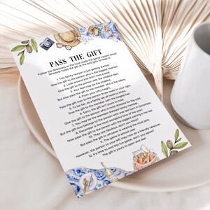 Family Reunion Printables Funny Pass the Gift Game Pass the Present ...