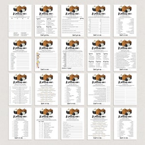 Halloween Games Bundle Editable Template Pumpkin Spooky Activities for ...