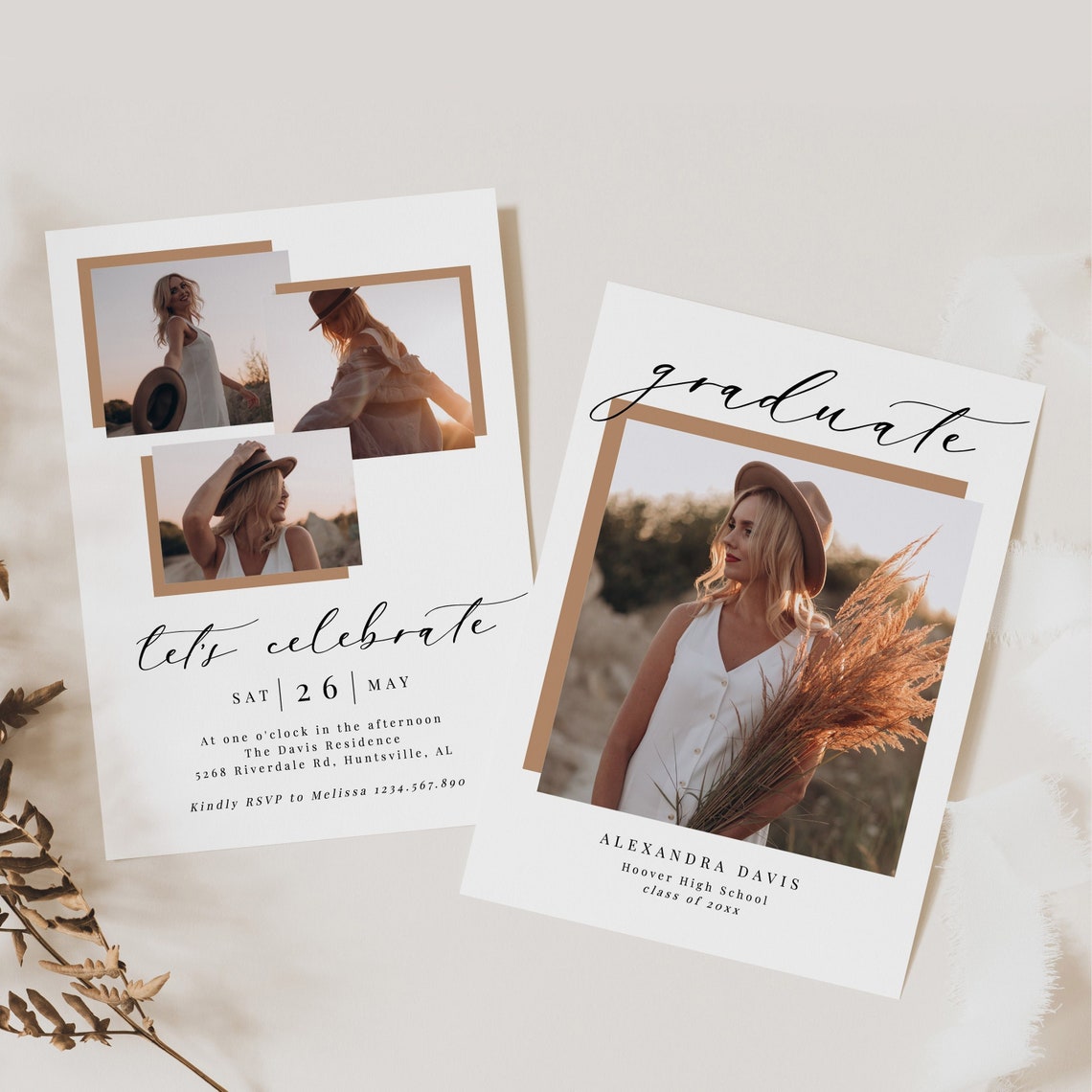 Photo Graduation Announcement Cards Photo Graduation - Etsy