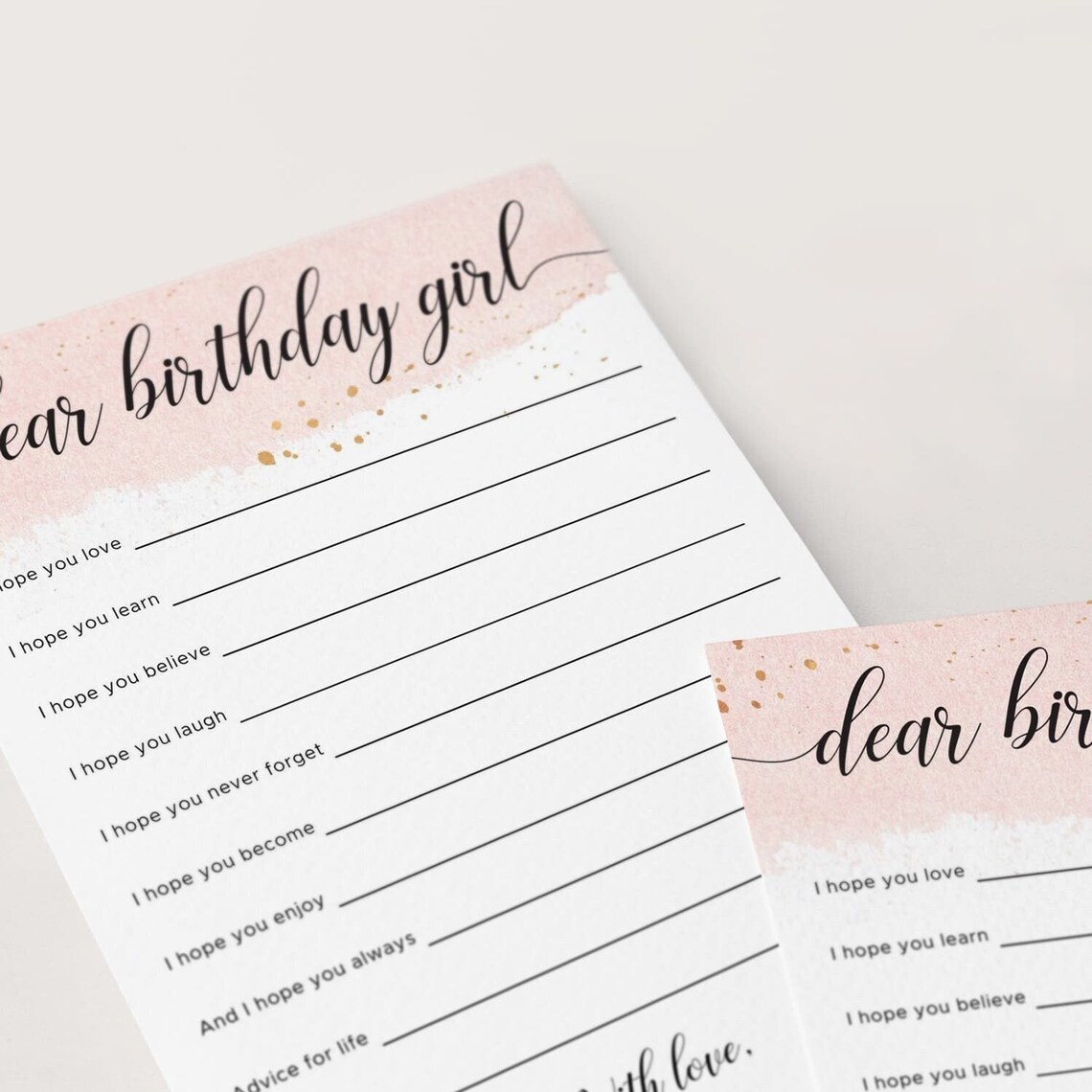 Blush Birthday Party Games Bundle Printable Womens Birthday | Etsy