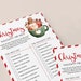 Naughty or Nice Game Printable Christmas Games Instant Download Funny ...