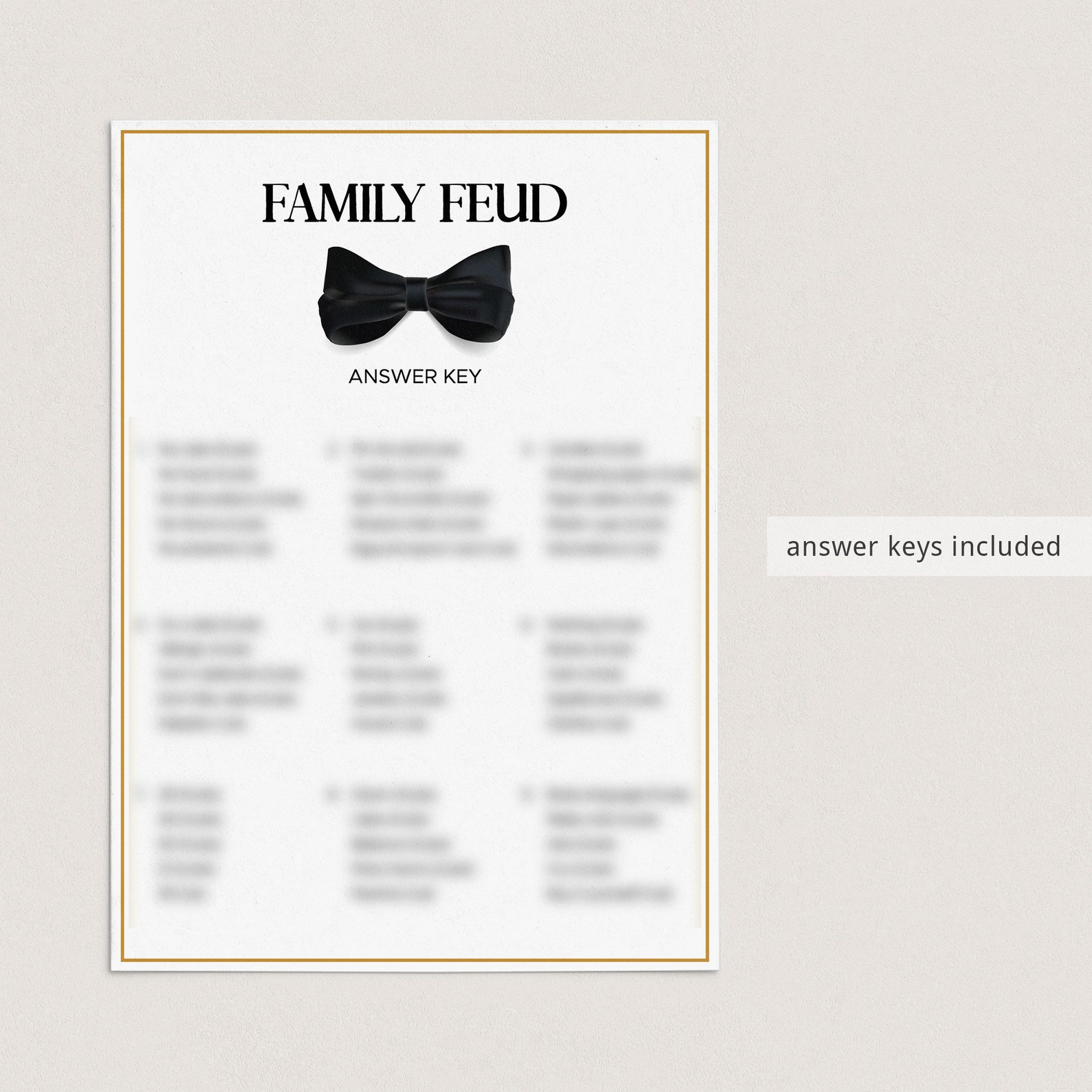 1963 Birthday Party Games Pack Instant Download Adults Activity Ideas ...