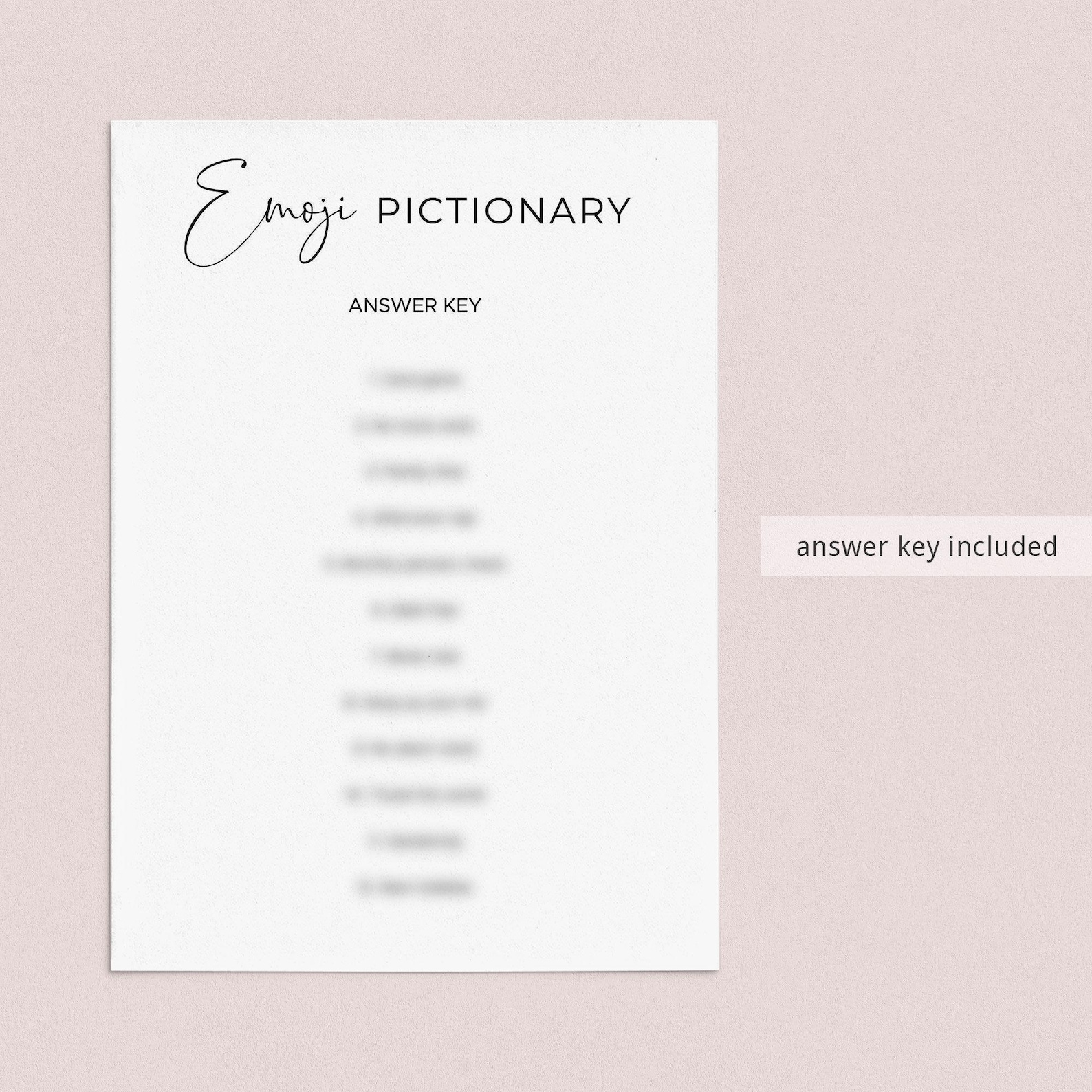 Retirement Emoji Pictionary Game Printable Guess the Emojis Activity ...