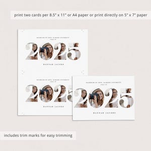 2025 Graduation Invitations Template Photo Graduation Class of 2025 ...