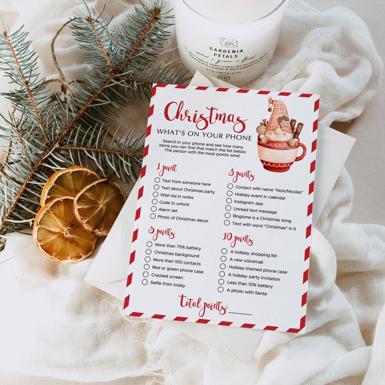 Cute Gnomes Christmas Games Bundle Printable Hot Chocolate Xmas ...