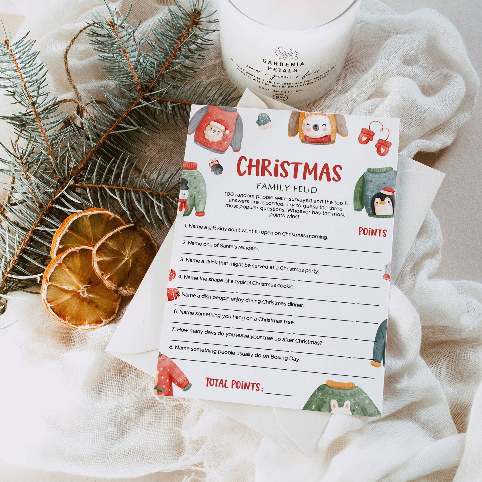 Ugly Sweater Games Bundle Printable Ugly Christmas Jumper Event for ...