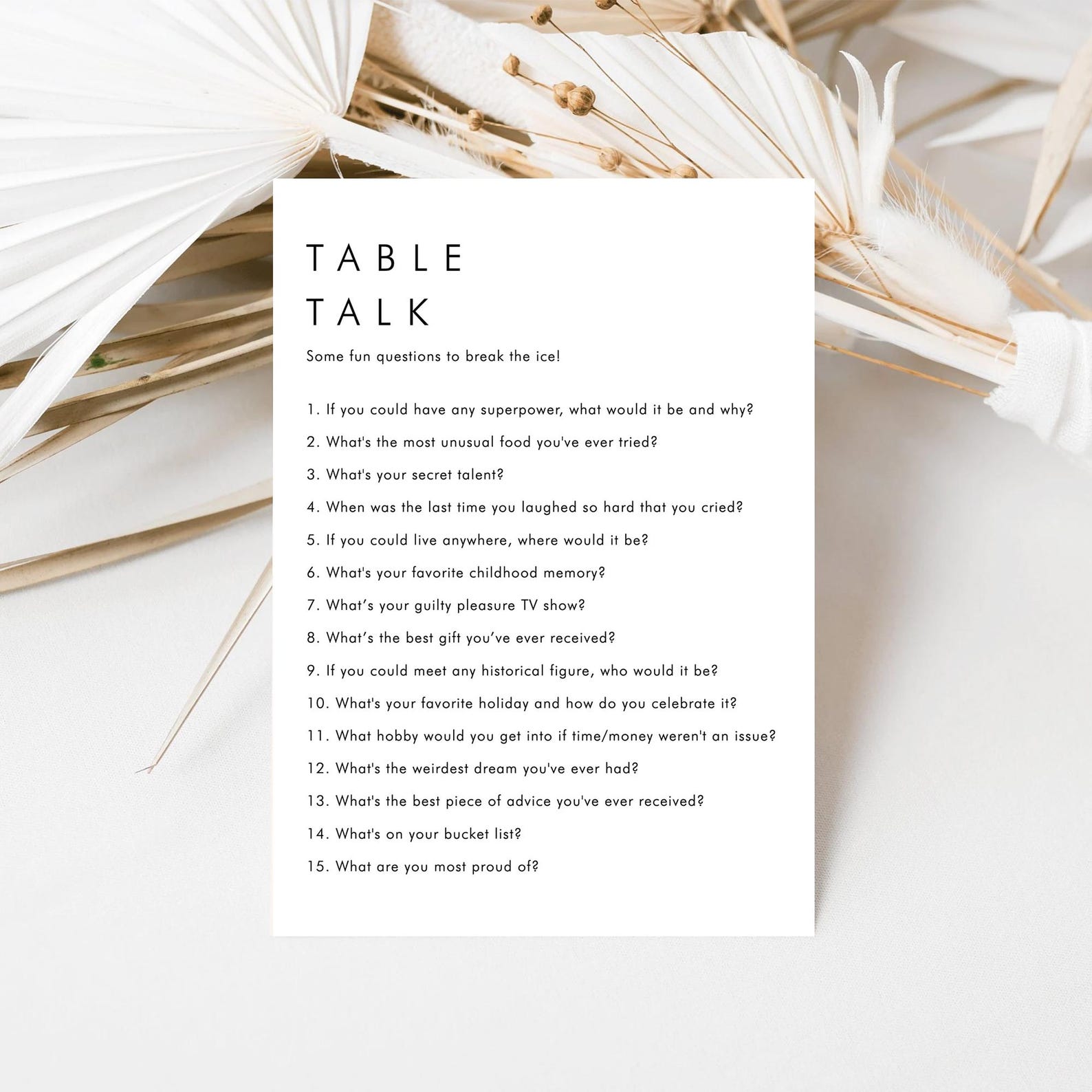 Icebreaker Games Bundle Printable Conversation Starters Dinner Party ...