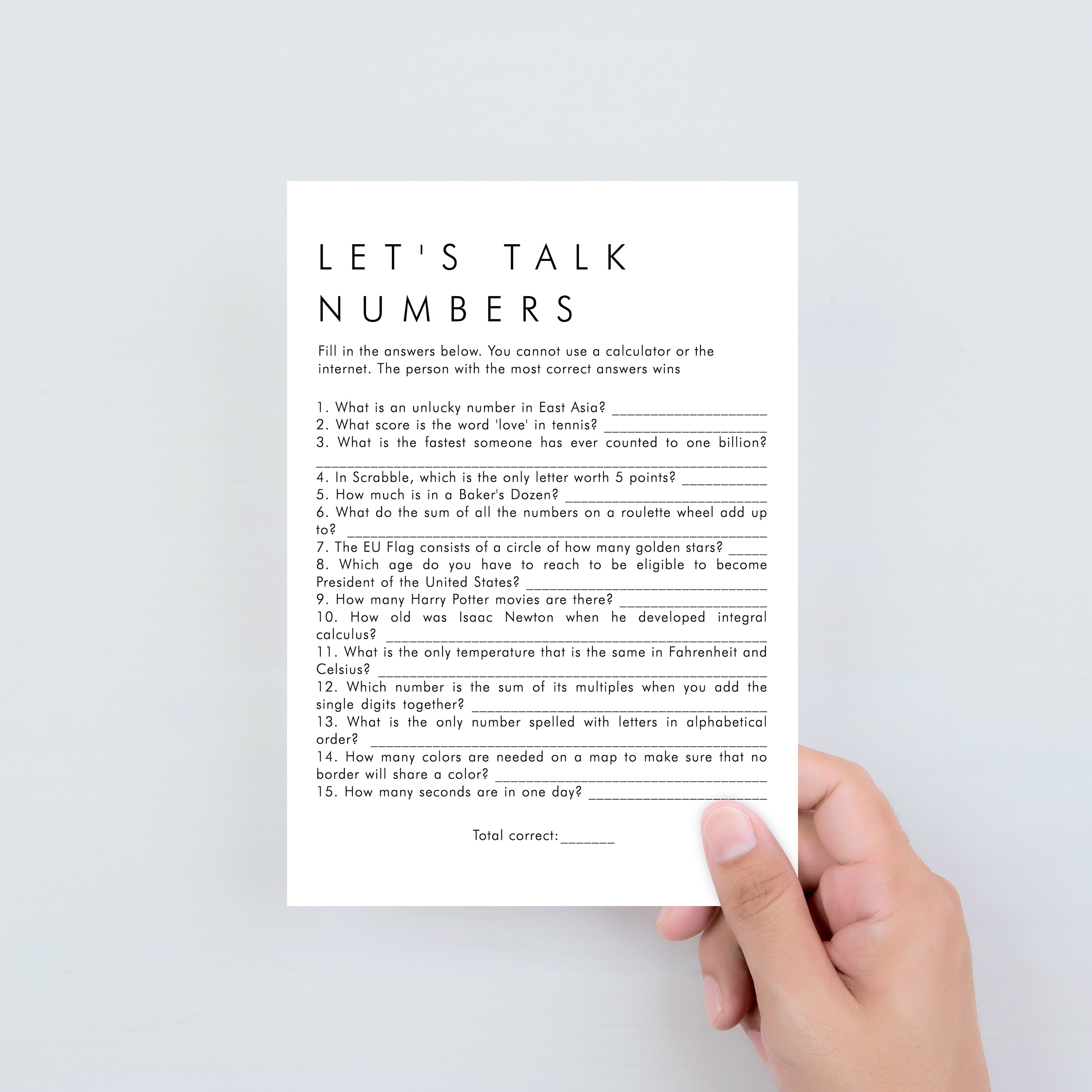 Minimalist Office Party Games for Coworker Party Activities Bundle ...