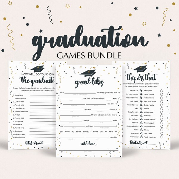 Has the Grad Ever Game - Etsy
