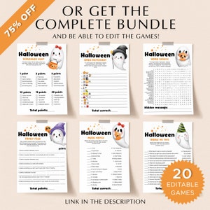 Halloween Emoji Pictionary Game Instant Download Ghost Theme Halloween ...