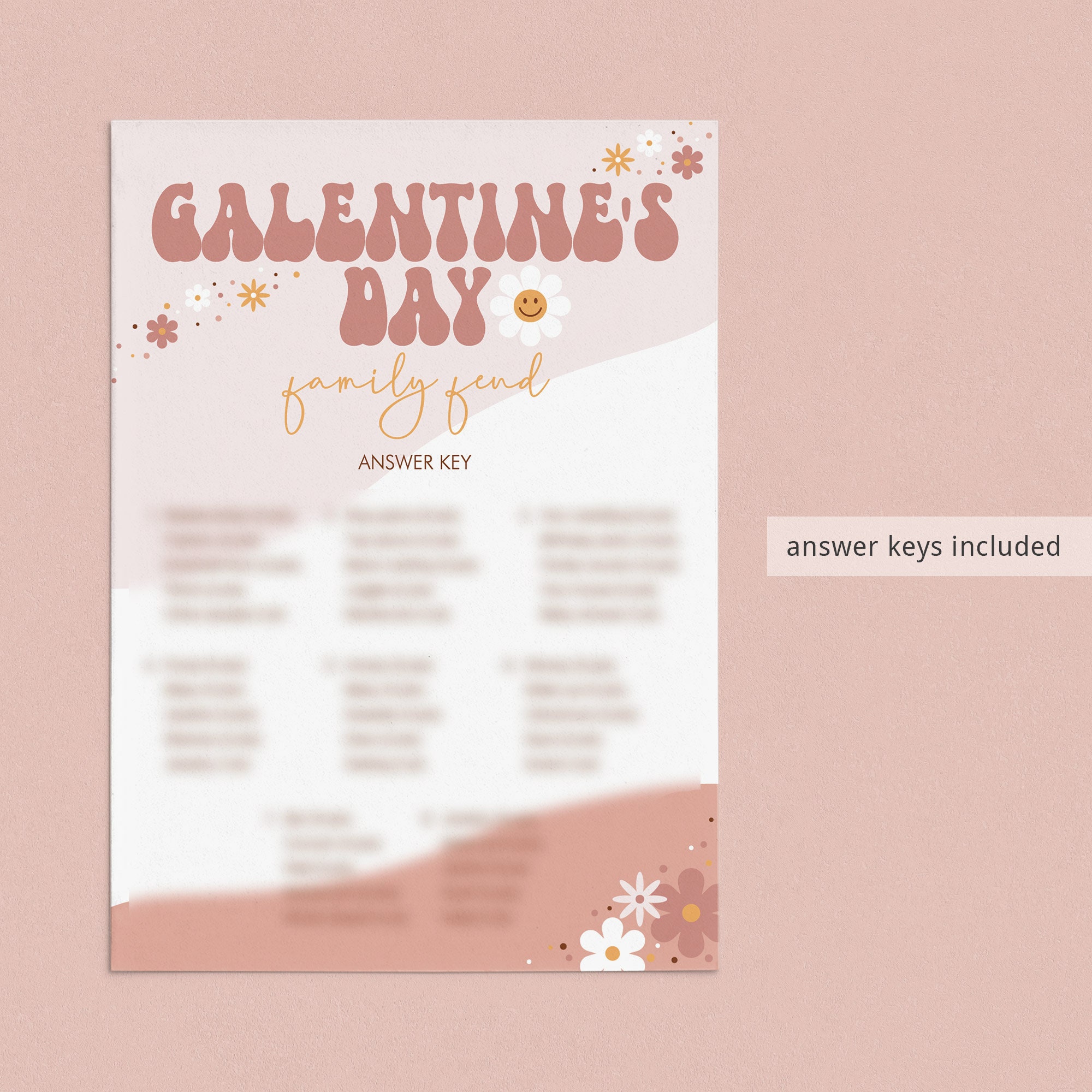 Galentines Day Games Bundle Printable Groovy Galentine's Party ...