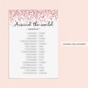 Pink Confetti Birthday Games Bundle for Her Editable Template ...