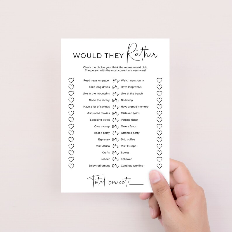 Retirement Games Printable Wishes for Retiree Party Activities for ...