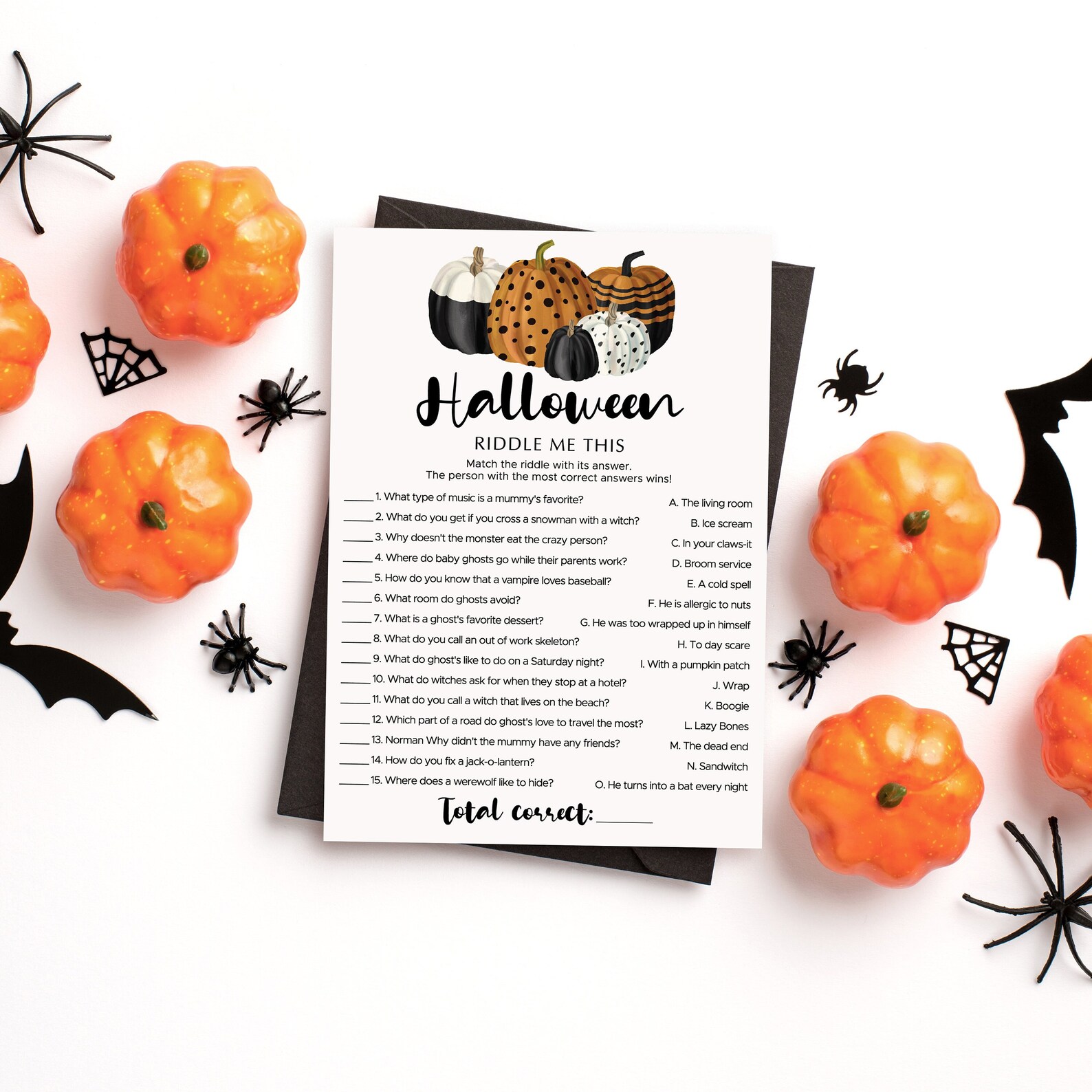 Halloween Riddle Me This Game Printable Funny Halloween Etsy halloween-riddle-me-this-game-printable-funny-halloween-etsy