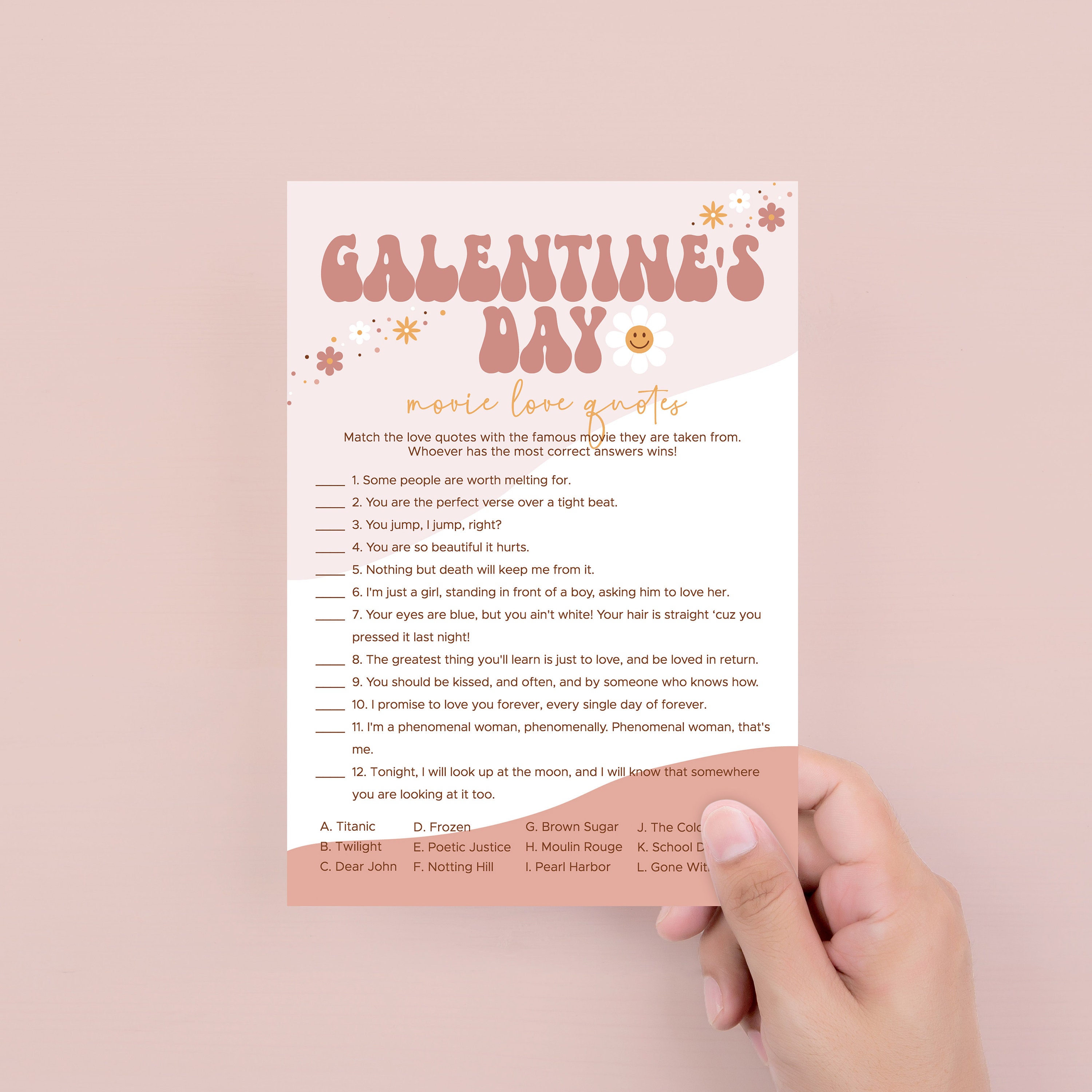 Galentines Day Games Bundle Printable Groovy Galentine's Party ...