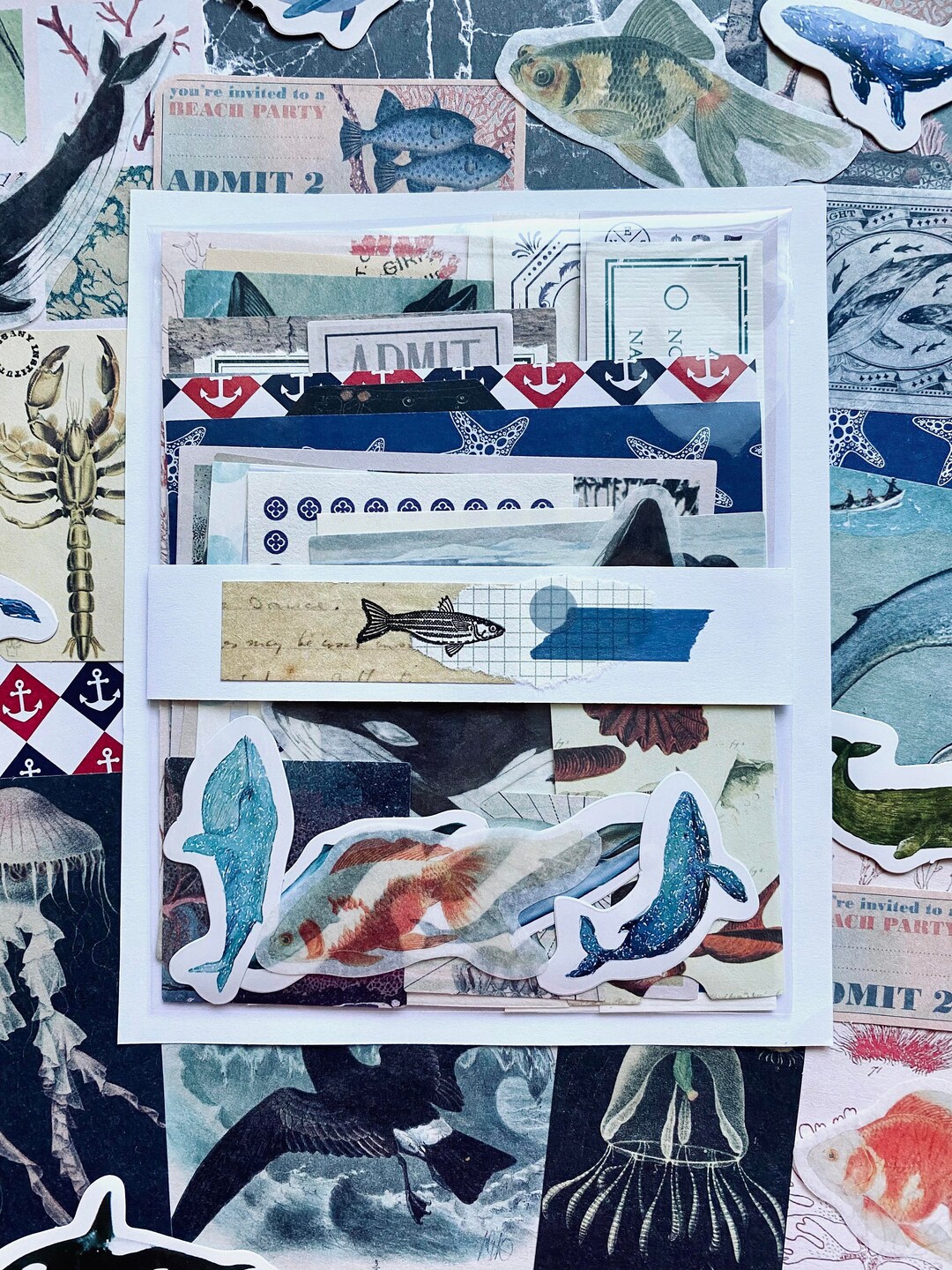 Ocean Theme Stationery Grab Bag: Vintage Marine Ephemera - Etsy