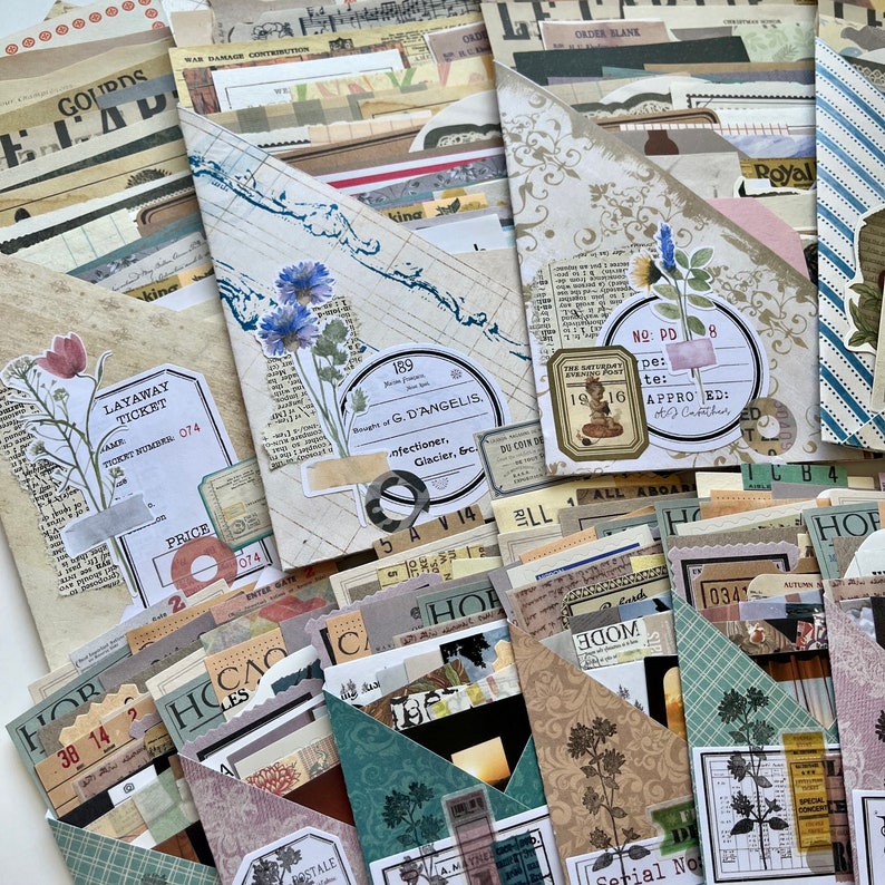 Stuffed Decorated Pockets Stationery Happy Mail Snail - Etsy