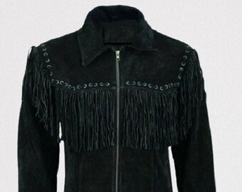 Suede Tassel Jacket - Etsy