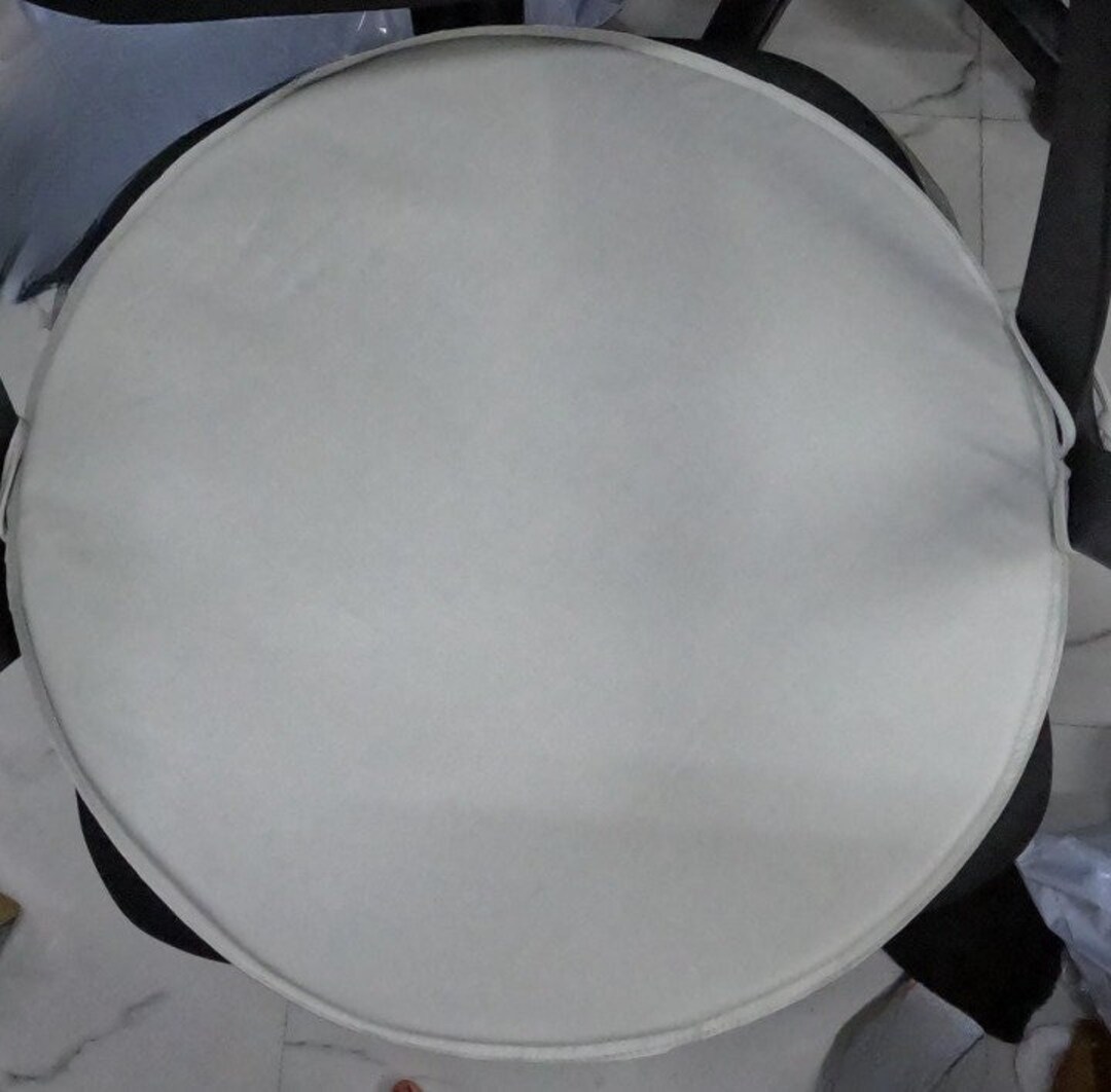 ROUND CUSHION PAD for Wooden Chair White off White Chair Pad - Etsy